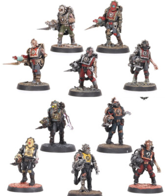10x Adsecularis Tech-Thralls Mechnicum Mechanicus Warhammer 40k 30k ...
