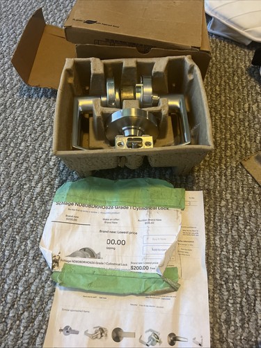 Schlage ND80BD RHO 626 (SFIC) Series ND Grade 1 Cylindrical Storeroom ...