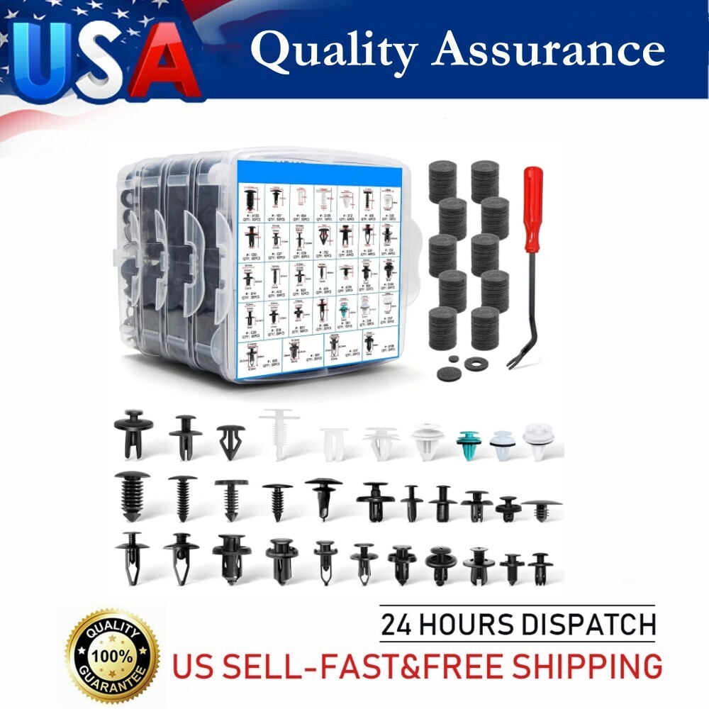 850P Car Retainer Clips Body Moldings Trims Clip Fastener Push Pins ...