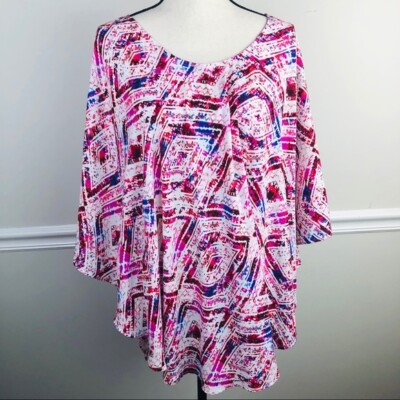 Women's Show me your Mumu pink tunic boho top M Boho love your Mu Beach ...