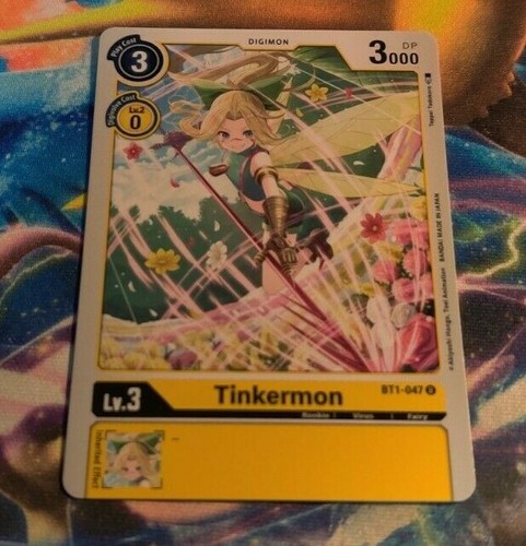 Digimon TINKERMON BT1-047 Yellow Uncommon TCG | eBay