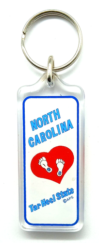 Vintage North Carolina Tar Heel State Keychain Keyring | eBay