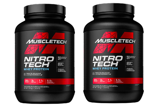 2 pots NITRO-TECH MuscleTech 1800g Vanilla Cream 631656256352 | eBay