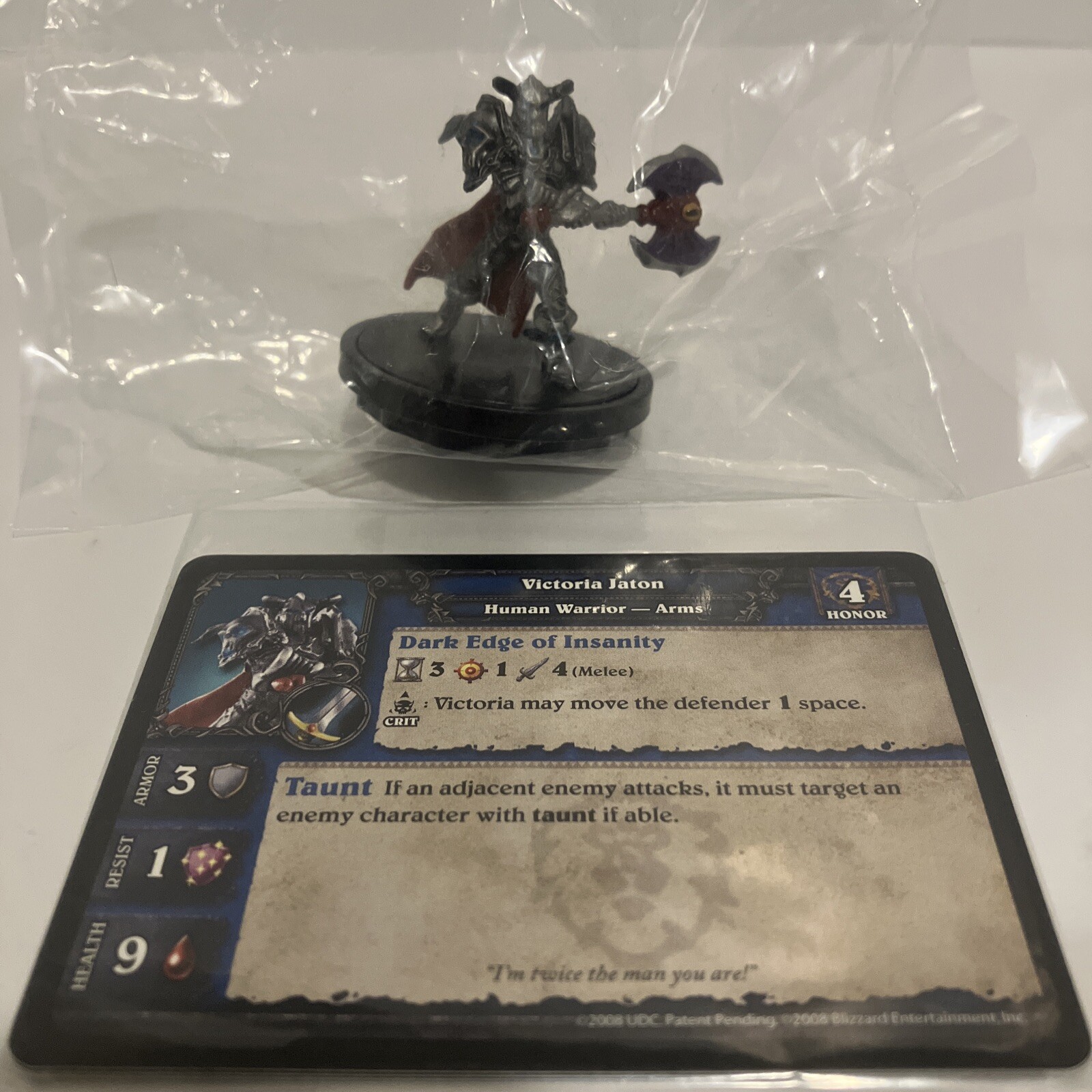 WOW World of Warcraft Miniatures Game Core Set Sealed Victoria Jaton ...