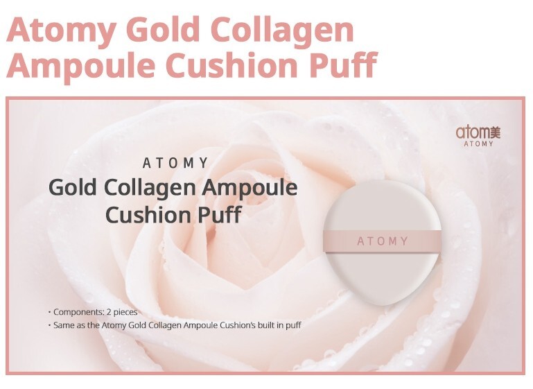 ATOMY Water-drop Shape Cushion Puff 4EA Air Puff Sponges Makeup Tool K ...