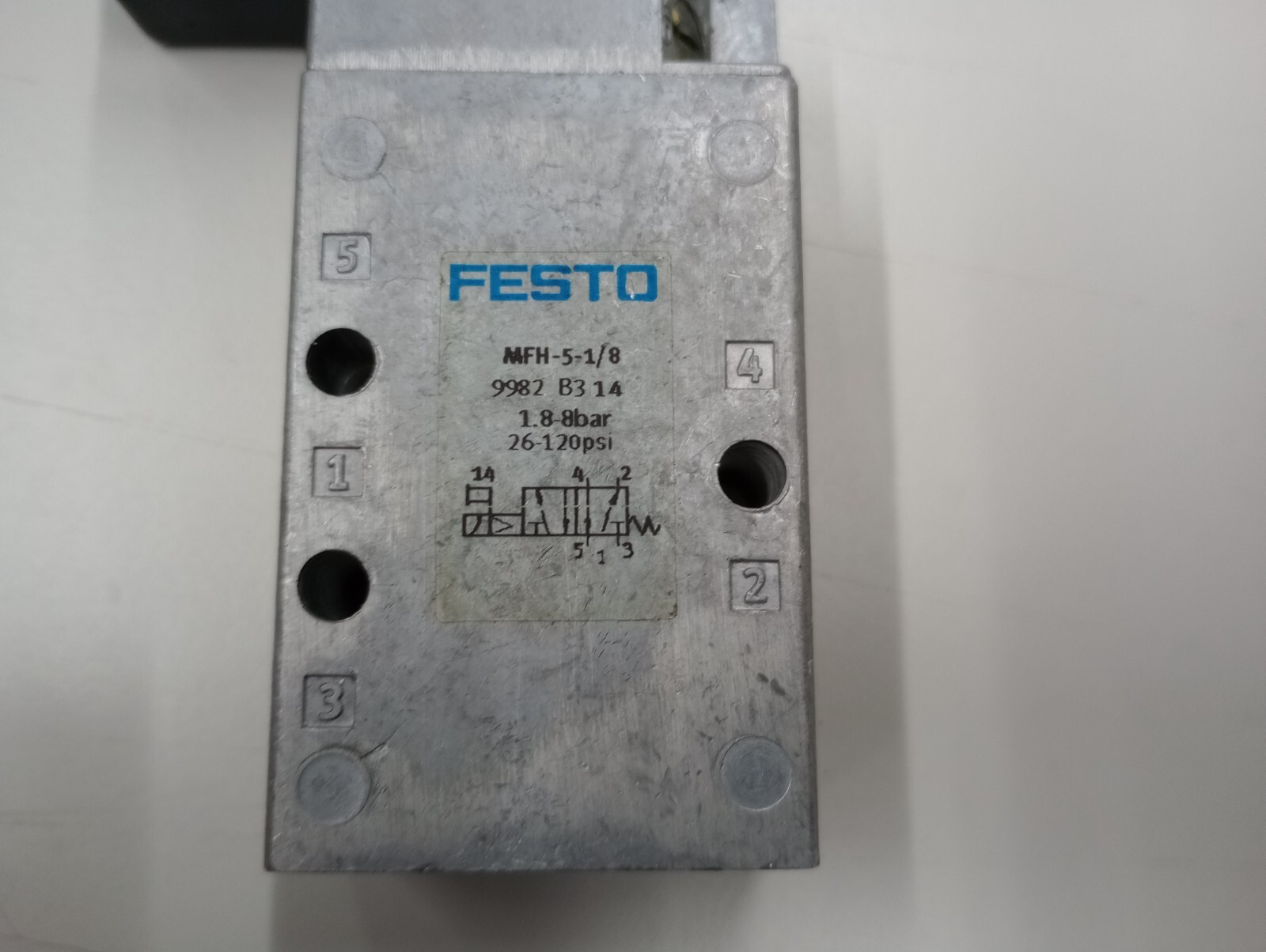 Festo solenoid valve MFH-5-1/8 9982 with coil MSFG-24/42-50/60 | eBay