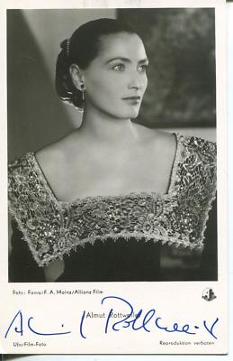 Almut Rothweiler Rottweiler Autograph Actress In The Cornet & Alibi ...