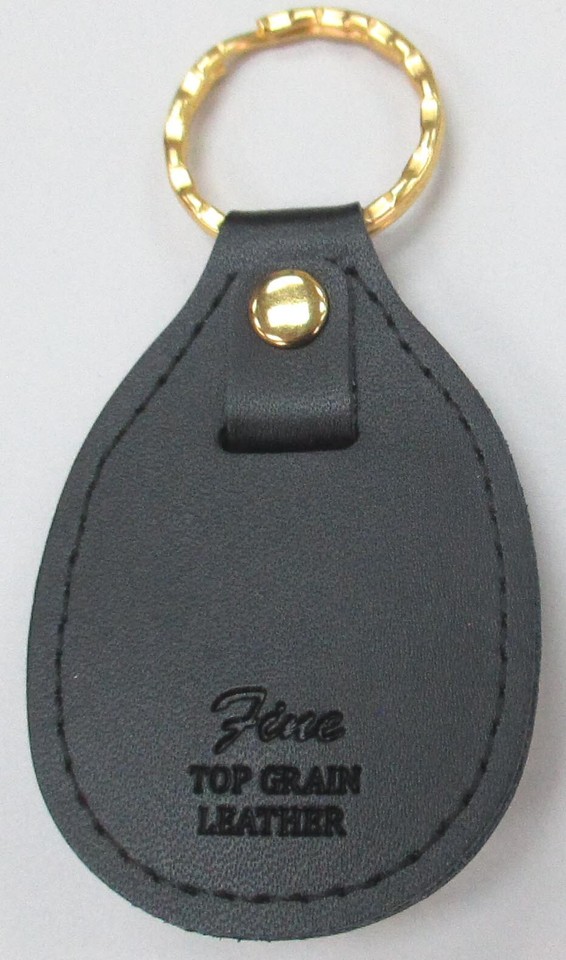 Black w/Bronze Imperial 53C9 Royal Classic Black Leather Gold Tone Key ...