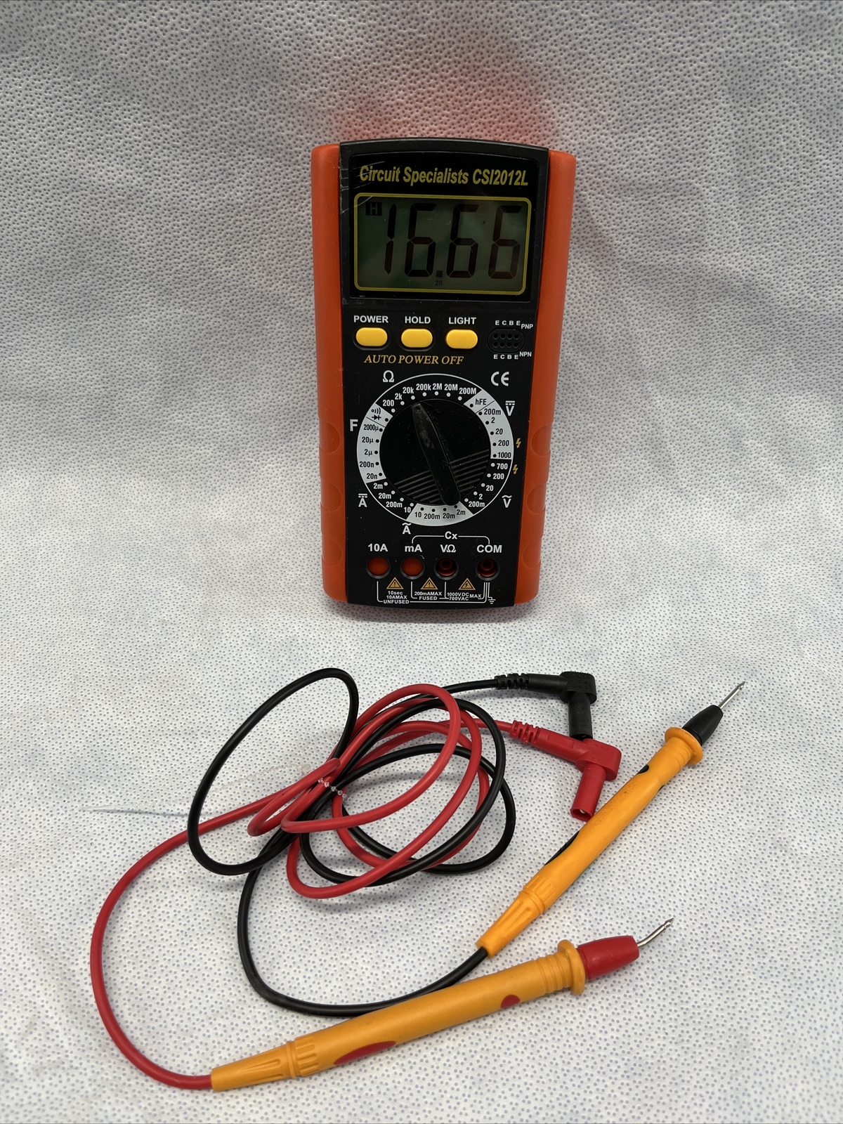 Circuit Specialists -Digital Multimeter - Mechanically Protected Inputs ...