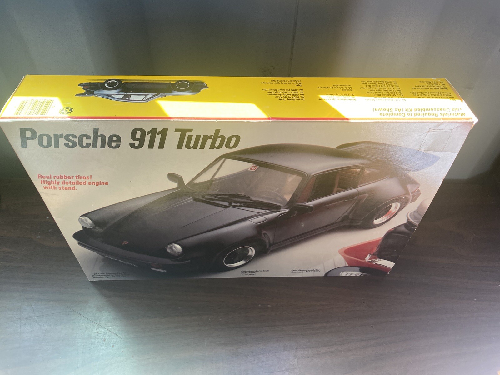 Vintage 1988 Fujimi Testors Porche 911 Slant-nose Turbo Model Car Kit ...