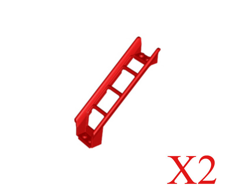 Lego Red Train Track Roller Coaster Ramp Steep, 6 Bricks Elevation Lot ...