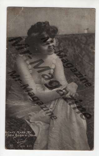 Brunette Model 5"x3" B&W Photo Postcard Sexy Cheesecake Risqué Pinup PQ ...