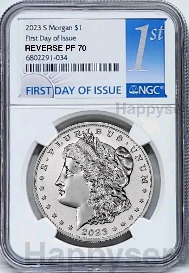 2023-S MORGAN DOLLAR REVERSE PROOF FIRST DAY Fdi NGC PF70 (Ready To ...