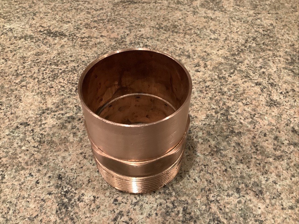 Copper Adapter 2” MALE. CxF Sweatx Thread by Mueller | eBay