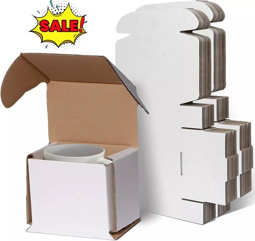 Smash Proof Sublimation Mug Boxes White Gift Packing Mailing 10oz, 11oz ...