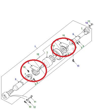 Freelander 1 L314 Propshaft Bearing TOQ000040 GKN | eBay