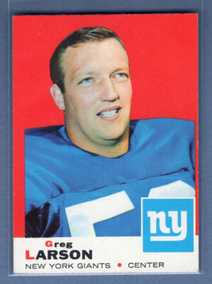 1969 Topps #106 Greg Larson EX GO257 | eBay