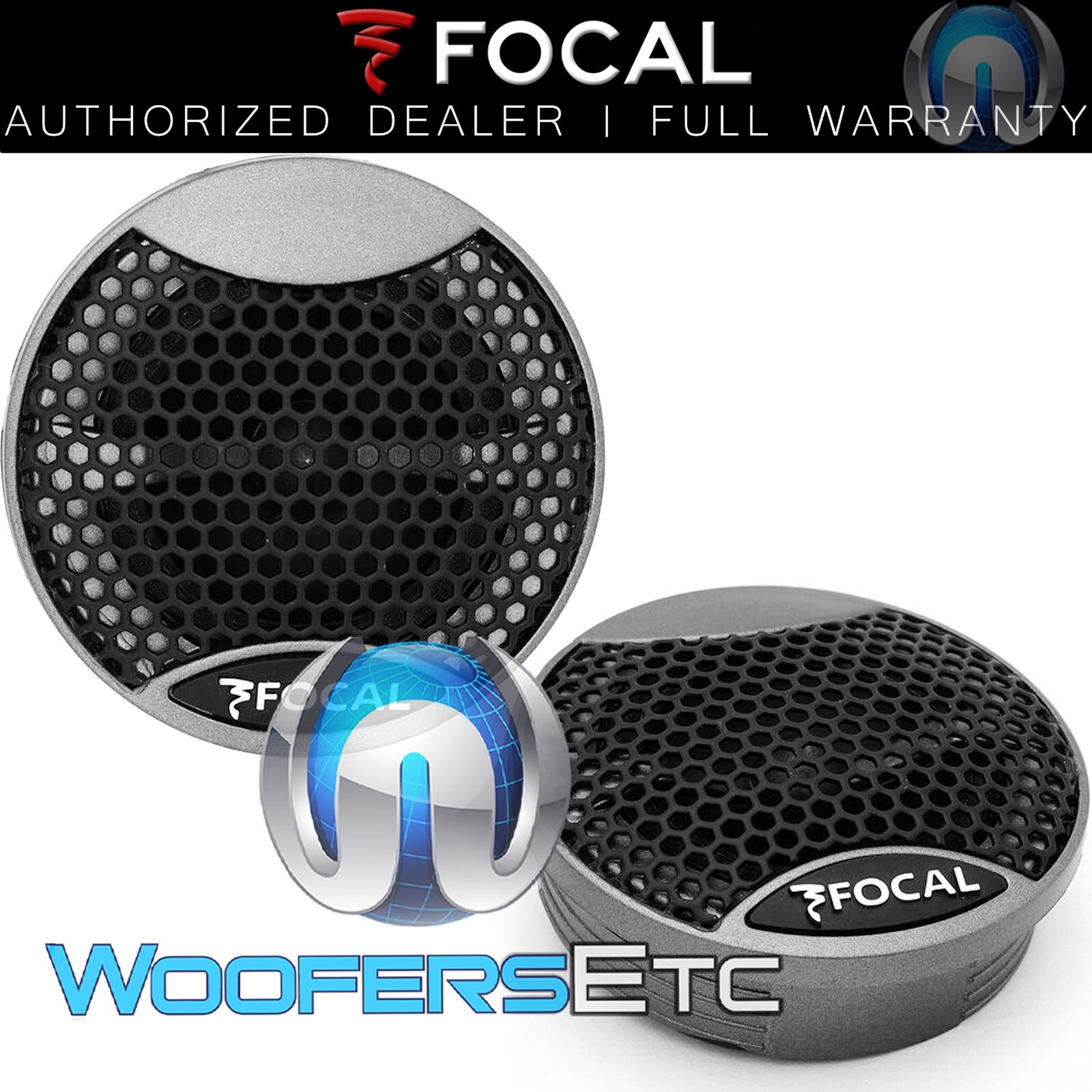 FOCAL TNi-1 CAR AUDIO INTEGRATION SOUND QUALITY TWEETERS BUILT-IN BASS ...