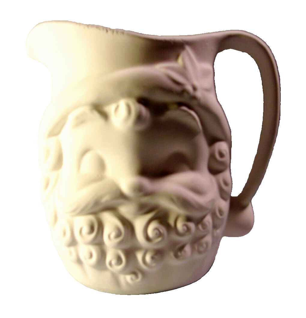 ++=Bisque L*351 SPXXX Ceramic Ready To Paint SANTA PITCHER | eBay