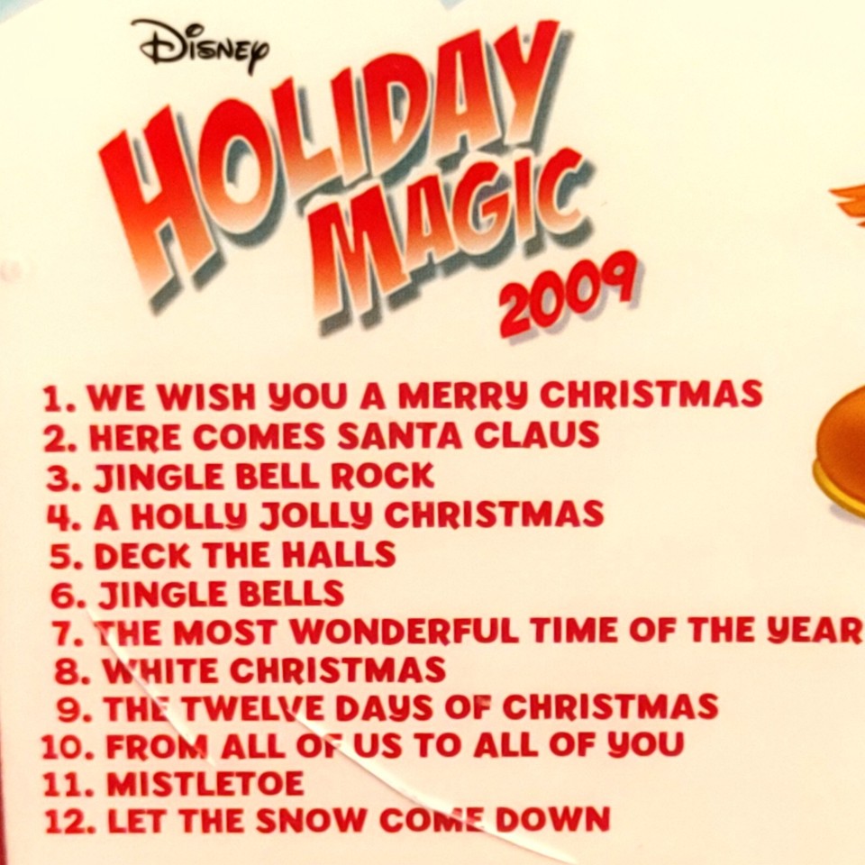 Walt Disney's Holiday Magic CD Christmas Music 12 Songs Mickey | eBay