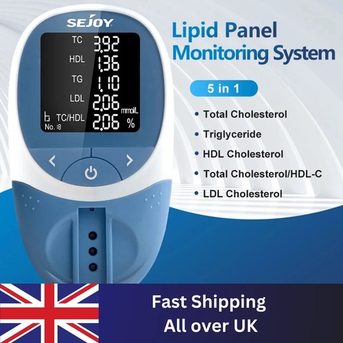 Total Blood Lipid Analyzer One Machine Cholesterol 5 in 1 Optics With ...