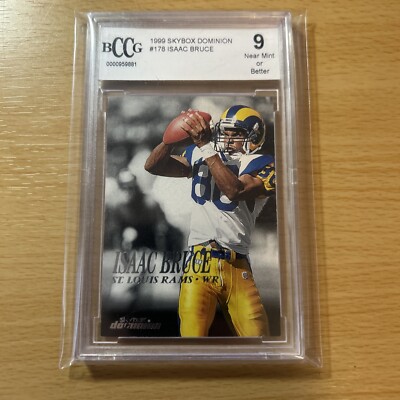 1999 Skybox Dominion Isaac Bruce #178 HOF BCCG 9 | eBay