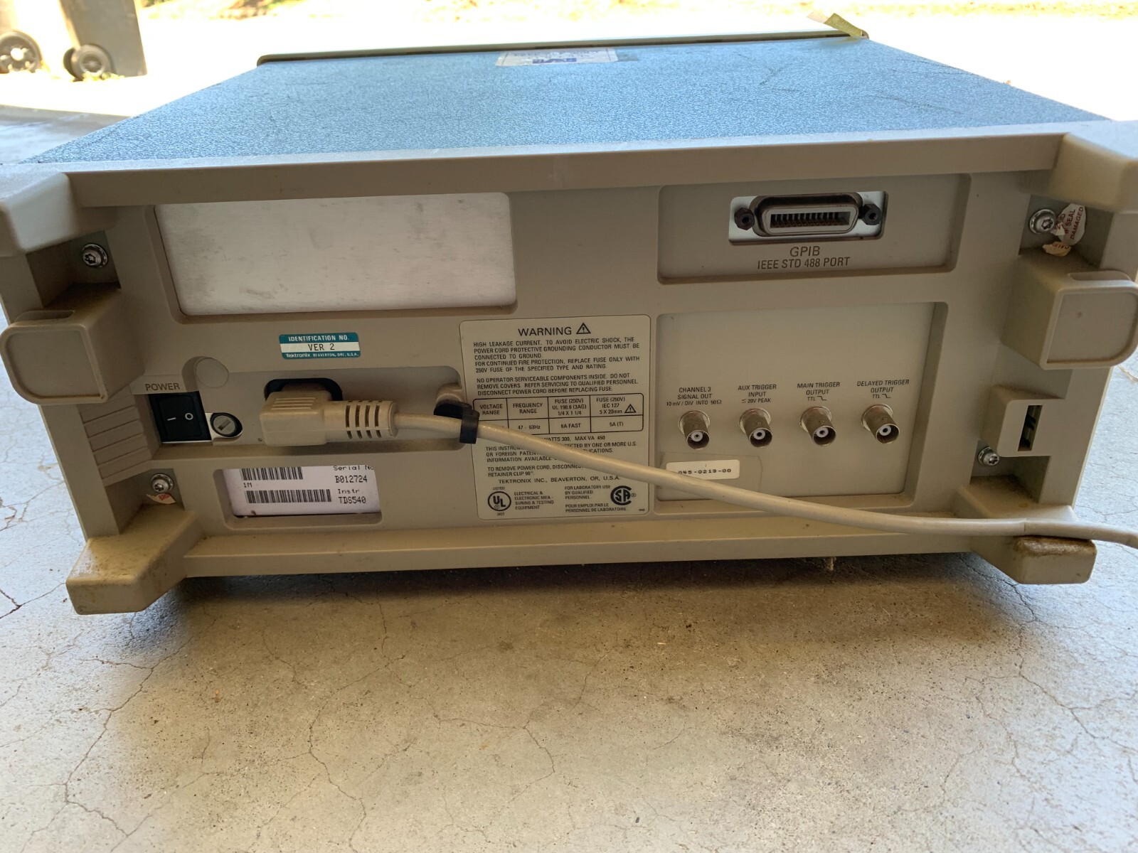 TEKTRONIX TDS 540 Four Channel Digitizing Oscilloscope | eBay