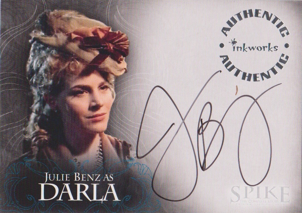 2005 SPIKE THE COMPLETE STORY JULIE BENZ AS DARLA AUTOGRAPH CARD A3 | eBay