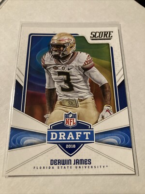 2018 Score Football Draft Rookie #12 Derwin James Rc | eBay