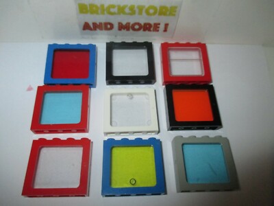 Lego - 1x Window Train 1x4x3 4033 / 6556 Glass 4034 / 3855 - Choose ...