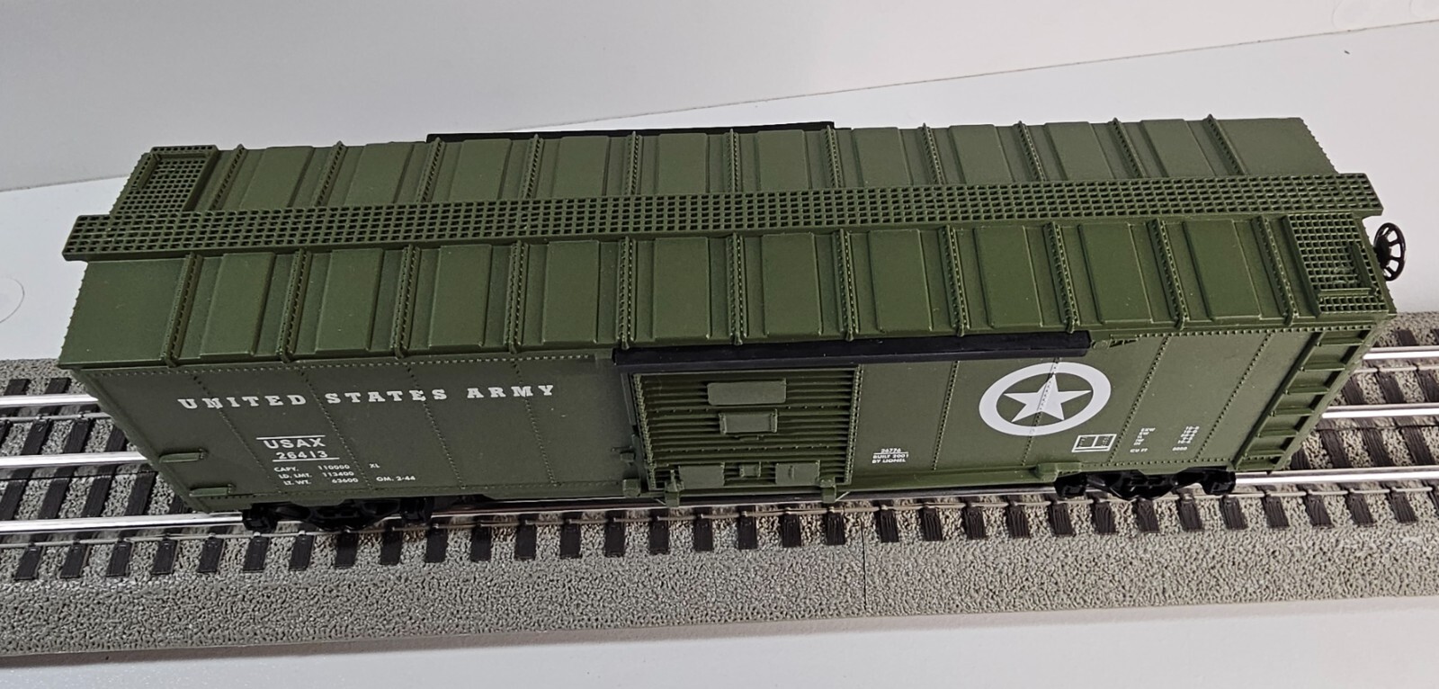 Lionel 6-26776 O Gauge US Army Operating Boxcar USAX#26413 | eBay
