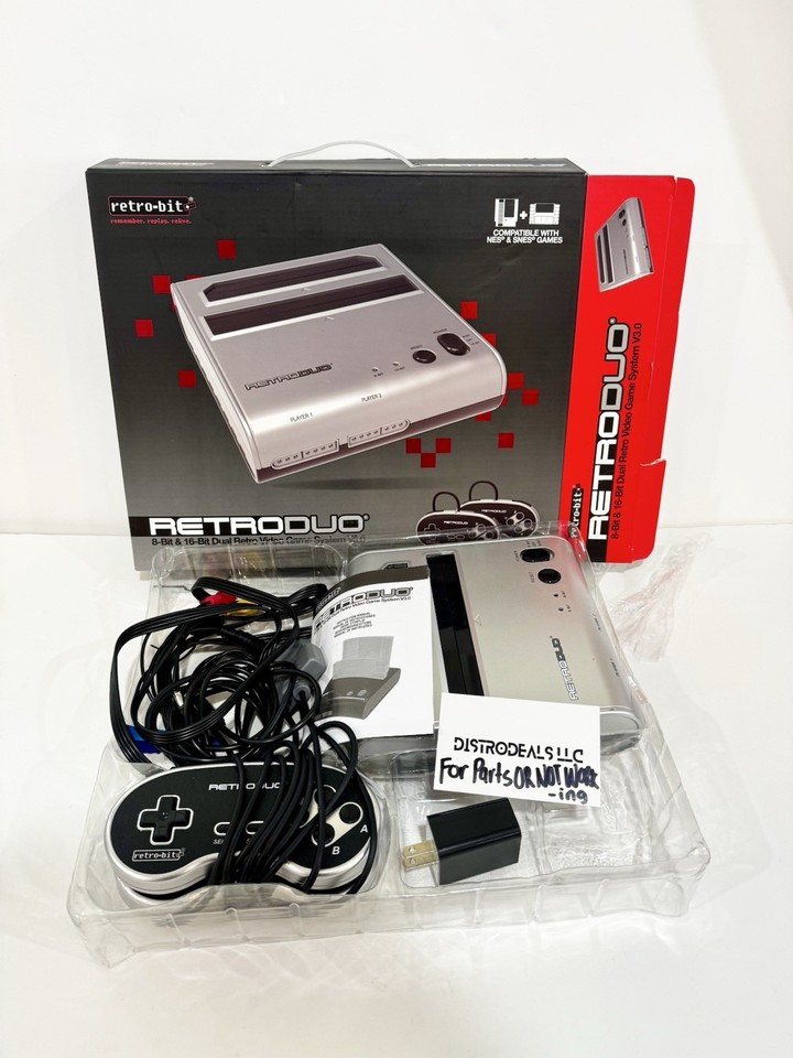 Retro-Bit Retro Duo 2 in 1 Console System - for Original NES/SNES ...