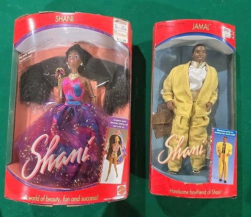 Vintage Shani And Jamal African Dolls - Makers Of Barbie - Mattel - New ...