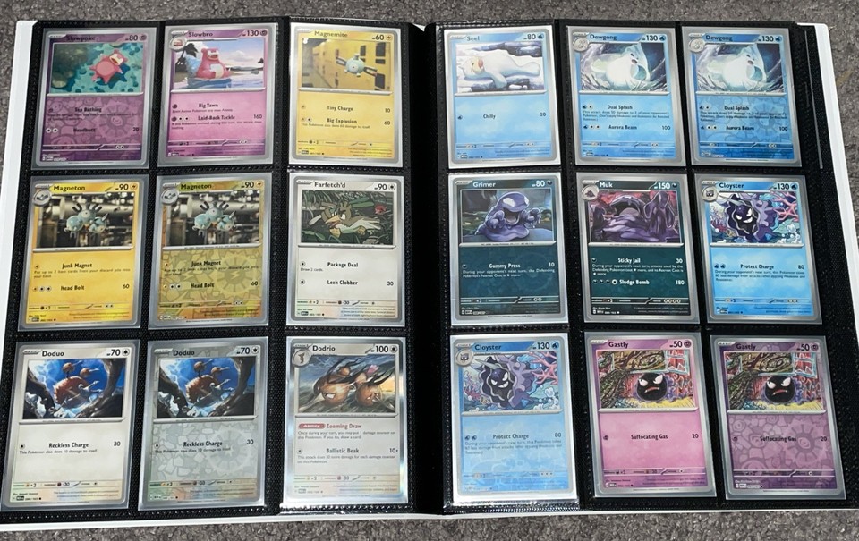 POKEMON 151 PARTIAL MASTER SET + SNORLAX + BINDER + PLAYER GUIDE ...