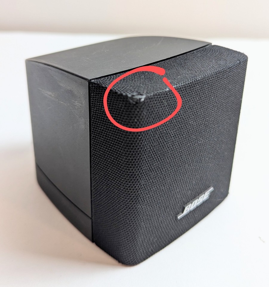 1 Bose VCS-10 Center Channel & 5 Bose Single Jewel Cube Speakers Free ...