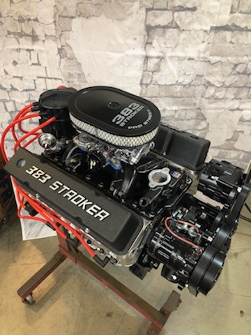 383 STROKER CRATE ENGINE A/C AFR Head 530hp ROLLER TURNKEY CHEVY 383 ...
