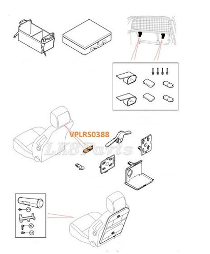 Land Rover Range Rover 2013+ Click and Go System Base Carrier Genuine ...