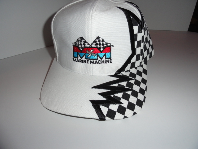 Marine Machine checkered flag baseball cap | eBay