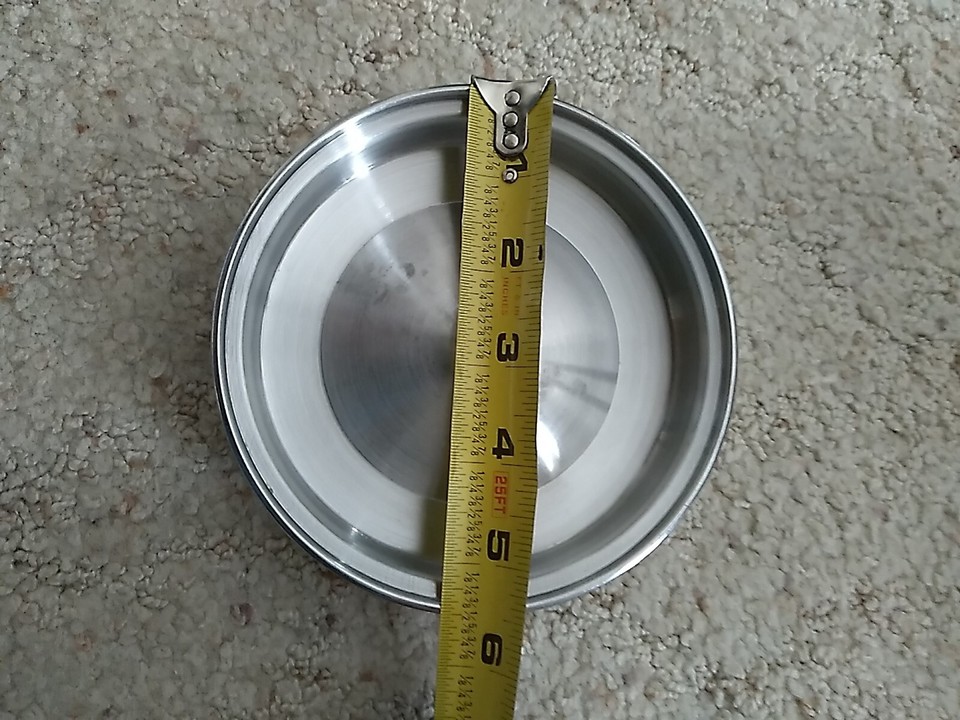 Vintage Flint Ware Cookware Pot 5 1/2" LID EKCO USA Stainless Steel ...