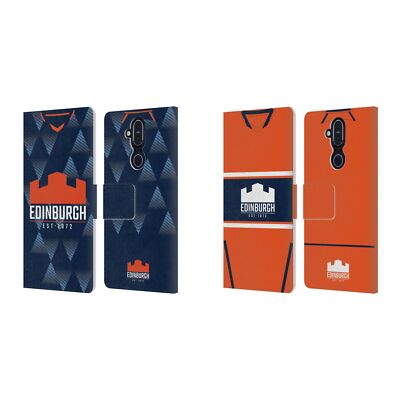 OFFICIAL EDINBURGH RUGBY 2022/23 CREST KIT LEATHER BOOK CASE FOR NOKIA ...