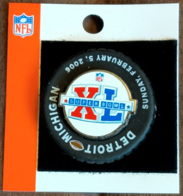 NFL DETROIT MICHIGAN SUPER BOWL XL 2006 CAR TIRE COLLECTIBLE FOOTBALL ...