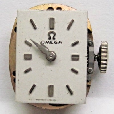 Antique Lds Omega Watch Movement 17 jewels. # 482. #16903792 / Adj 2 ...
