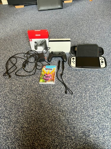 NTSC Nintendo Switch OLED Handheld Console with pro controller, Spyro ...