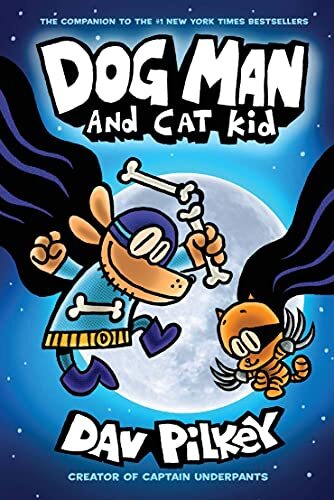 Dog Man #4: Dog Man And Cat Kid by Dav Pilkey NEW Hardcover ...