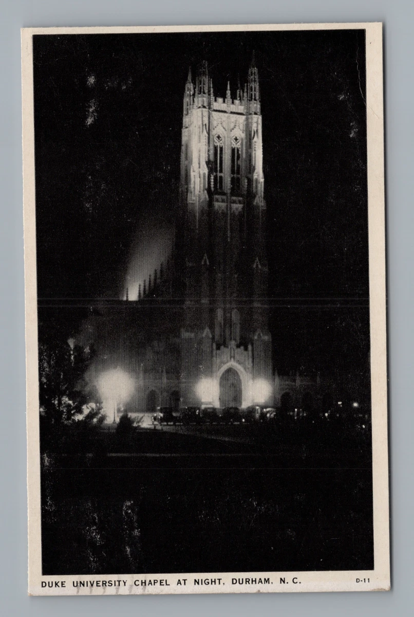 Duke University Chapel At Night