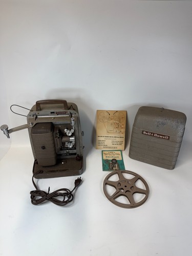 Vintage Bell & Howell Model 253-A 8mm Movie Film Projector Powers On ...