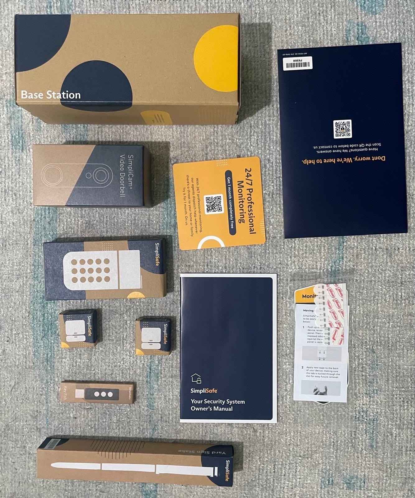 SimplySafe Home Security System 7 product pack | eBay