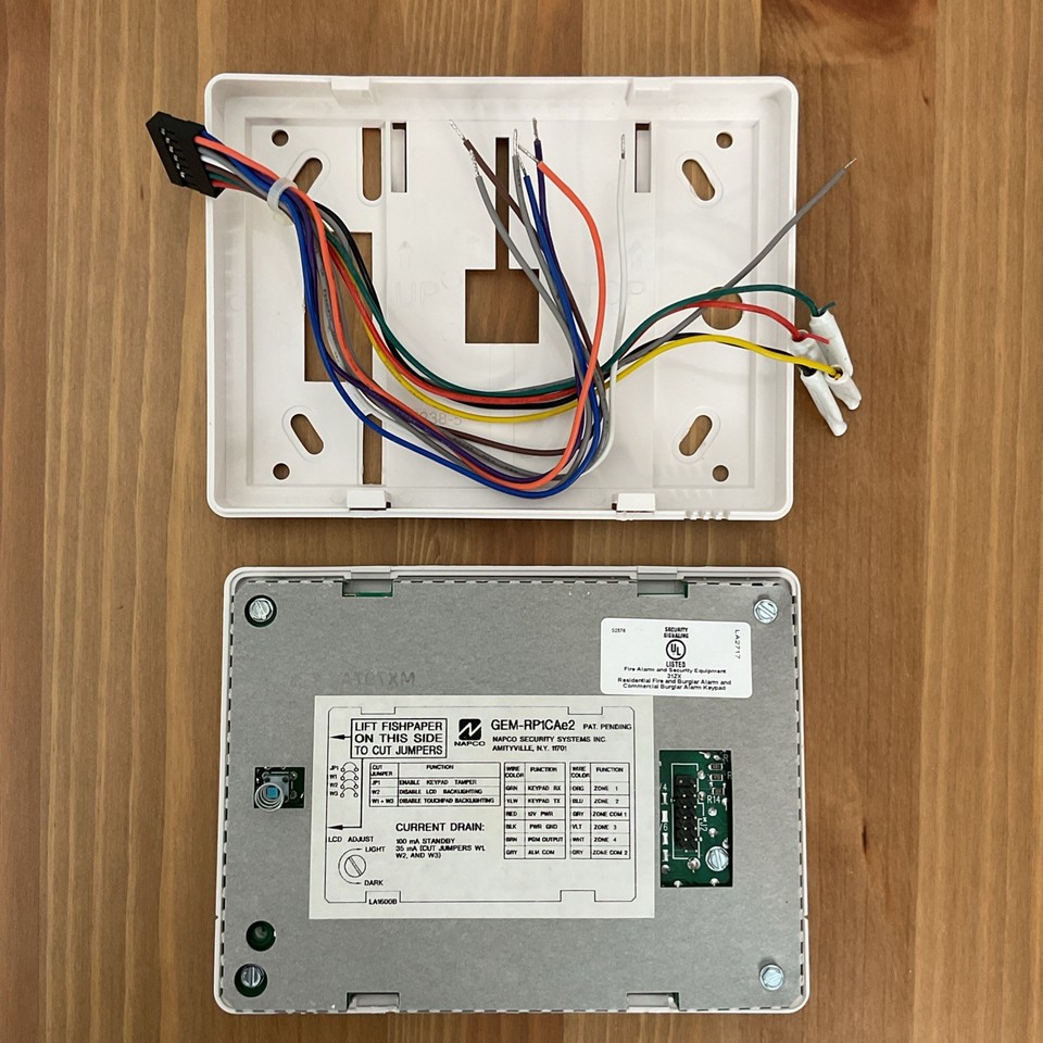 Napco Gemini GEM-RP1CAE2 Security System Keypad Alarm Panel Control | eBay