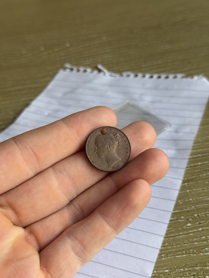 SCARCE 1849 VICTORIA YOUNG HEAD FARTHING, BRITISH COPPER OLD COIN | eBay UK