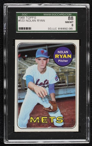 1969 Topps High # Nolan Ryan #533 SGC 88 HOF | eBay